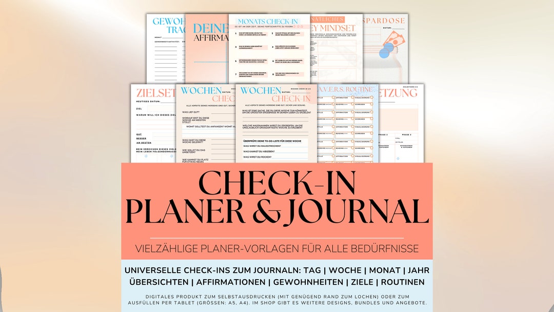 Weekly Check-in Template to Print Out, Fill Out | Undated Weekly Check ...