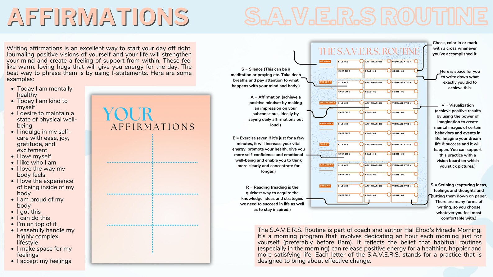 Daily Focus Planner Template | Printable Daily BUNDLE | Daily schedule ...