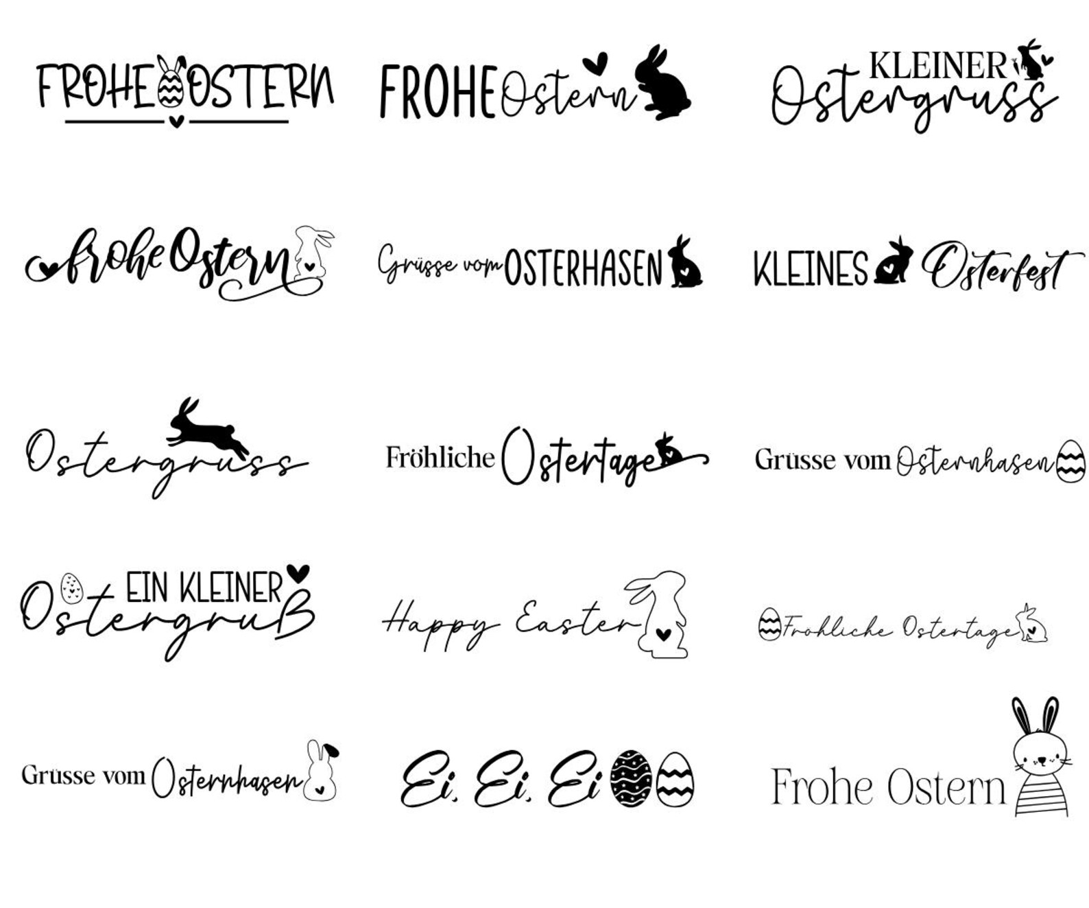 Oster-Plotterdatei-Bundle - Oster Designs für Cricut und Silhouette ...
