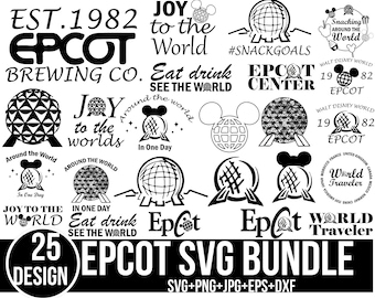 Around the World Epcot SVG - Etsy