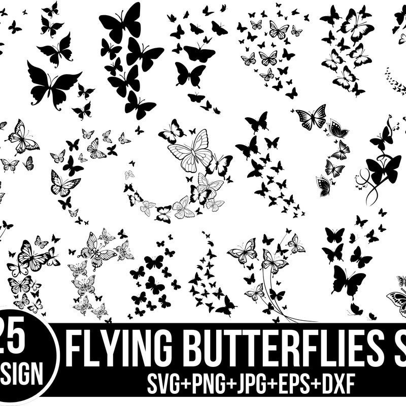 Butterfly Roses Vector - Etsy