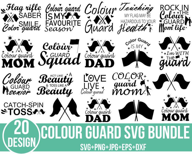 Color Guard SVG, Color Guard Flag, Marching Band Svg, Color Guard ...