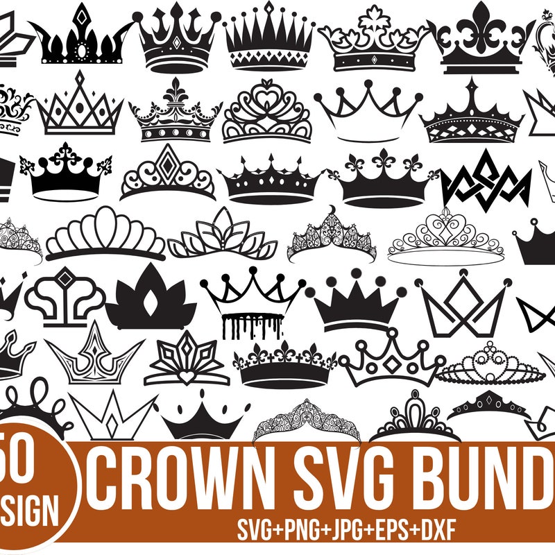 Crown Svg - Etsy