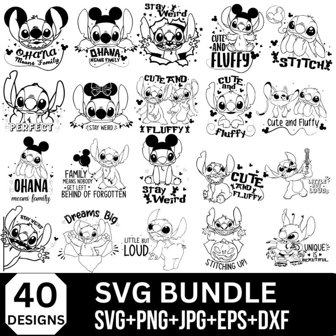 Blue Monster SVG Bundle: 40 Unique Designs (digital Download) - Etsy