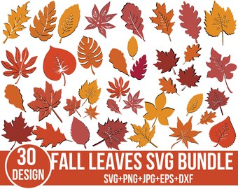 Fall Leaves Svg, Fall Svg, Hello Fall Svg, Leaf Clipart, Halloween Svg ...