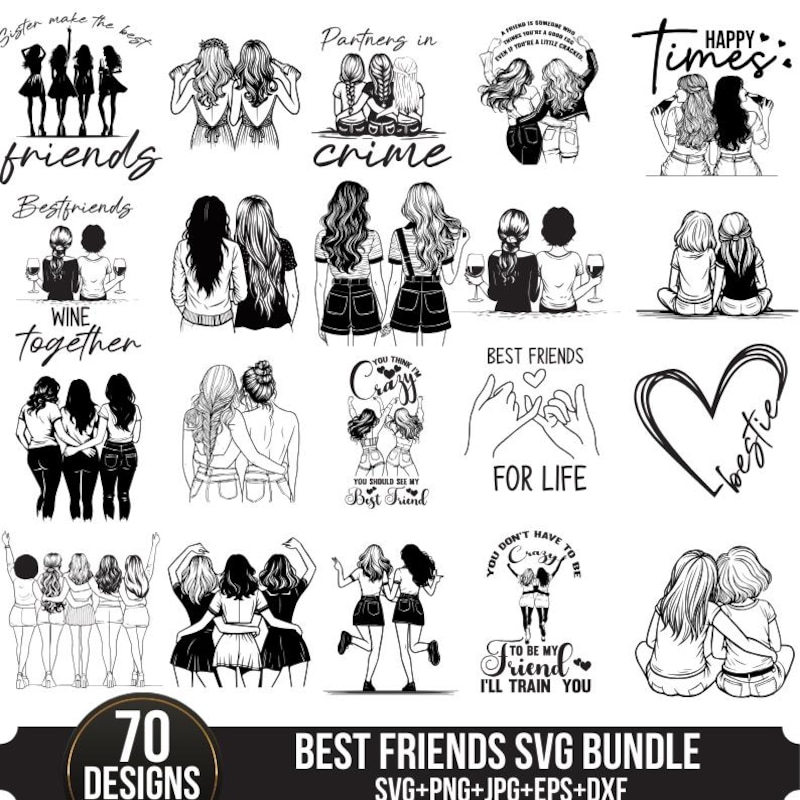 Best Line for Best Friend - Etsy