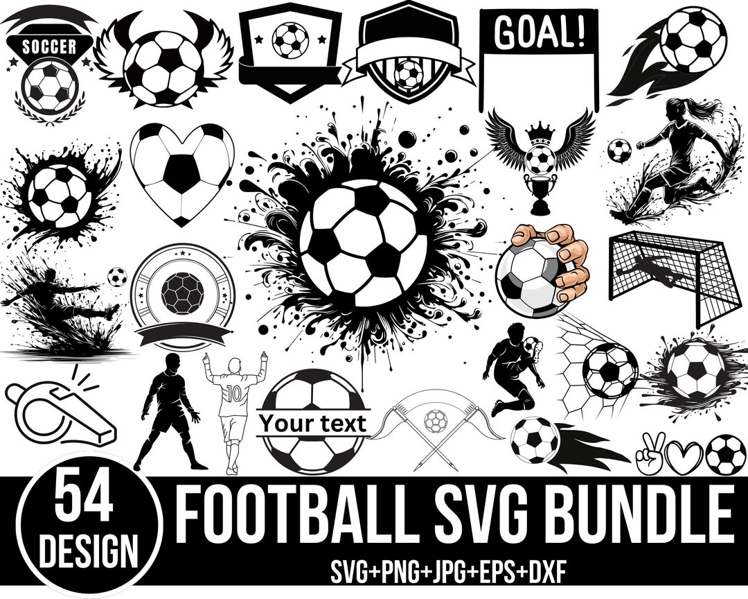 Football Svg Bundle, Soccer Ball Svg, Football Mom Dad Svg, Football ...