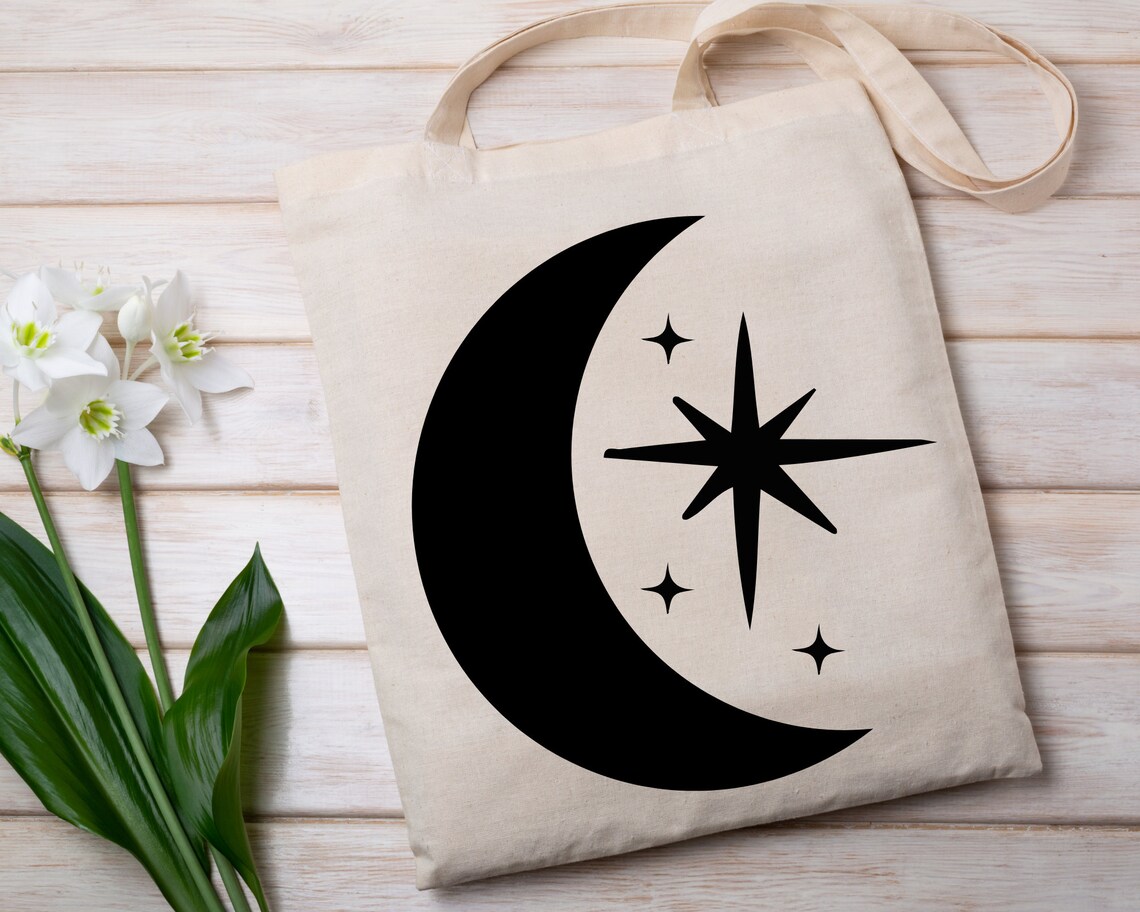 Moon SVG Bundle, Moon Svg, Floral Moon Svg, Mystic Celestial Svg, Moon ...