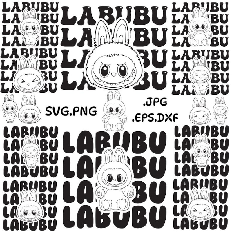 Labubu Vector - Etsy