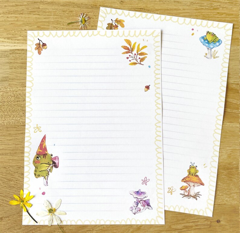 Pen Pal Writing Paper, Double-sided Cute Paper, Pen Pal Decorated ...