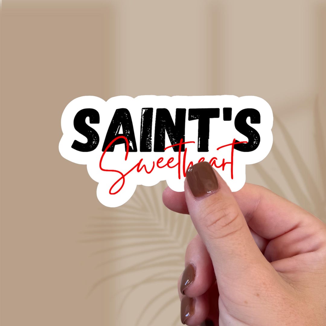 Saint's Sweetheart Sticker Carnage Sticker Nickname Shantel Tessier ...
