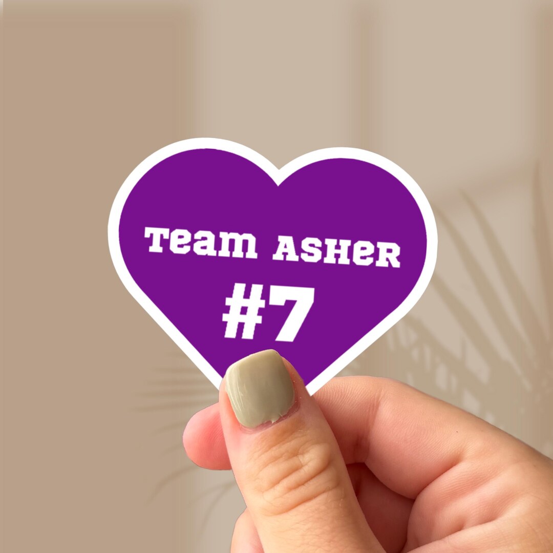 Team Asher Donovan 7 Sticker, the Striker Stickers, Gods of the Game ...
