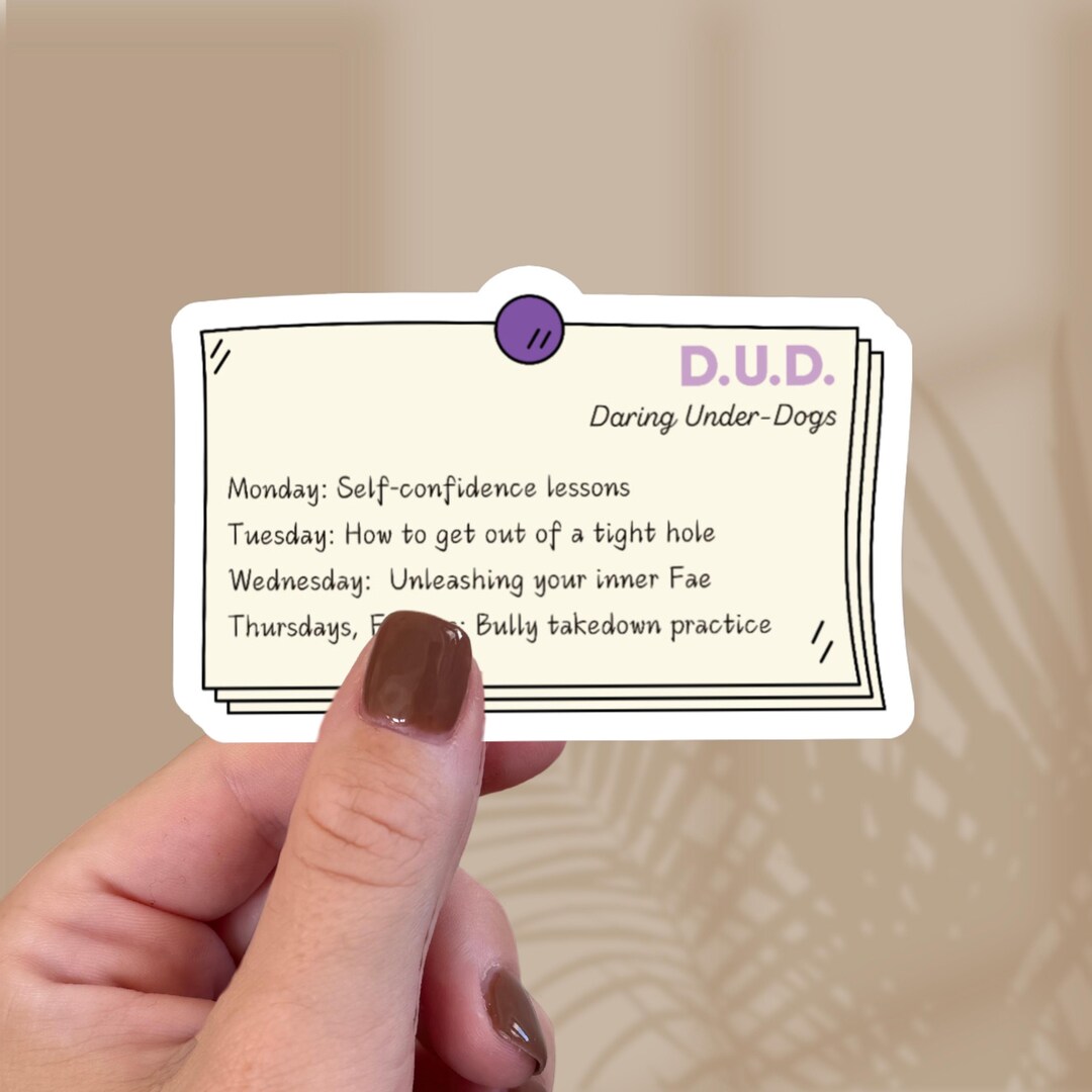 D.U.D. Daring Under-dogs Sticker Ruthless Boys of the Zodiac Licensed ...