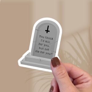 Ryat Archer Quote Sticker: the Ritual - Dark Romance Bookish Merch - Etsy