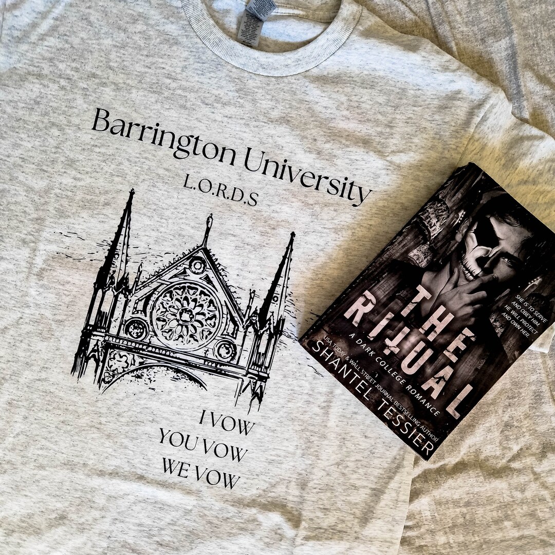 Barrington University Shirt, the Ritual Tshirt, Shantel Tessier, Book ...