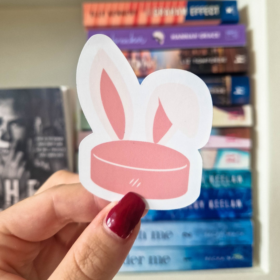 Puck Bunny Bookish Stickers Ice Hockey Romance Book Lover - Etsy