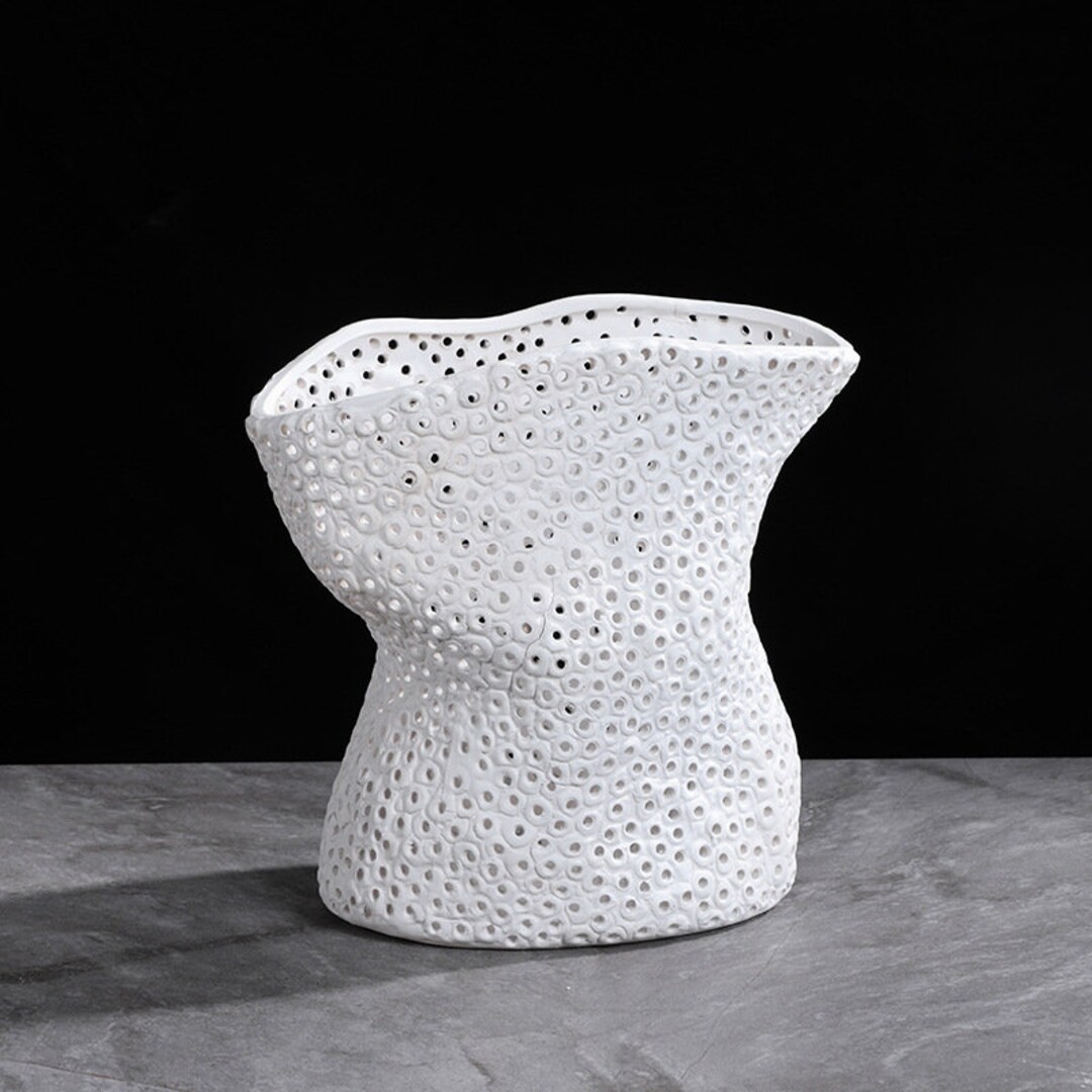 Striking Ceramic Centerpiece: Elevate Your Space With Modern - Etsy