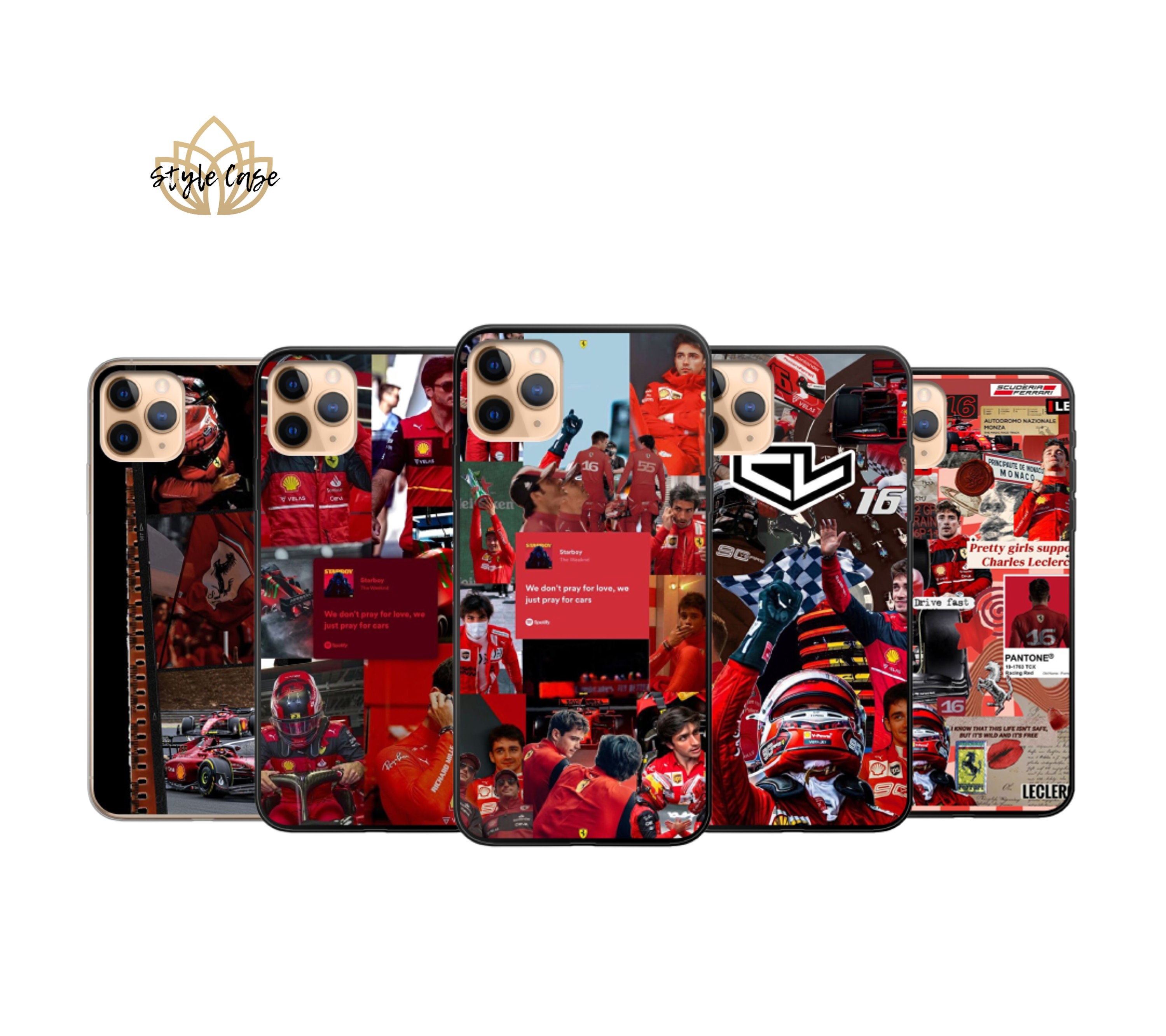 Formula 1 Phone Case Charles Leclerc Carlos Sainz iPhone 14 Phone Case ...