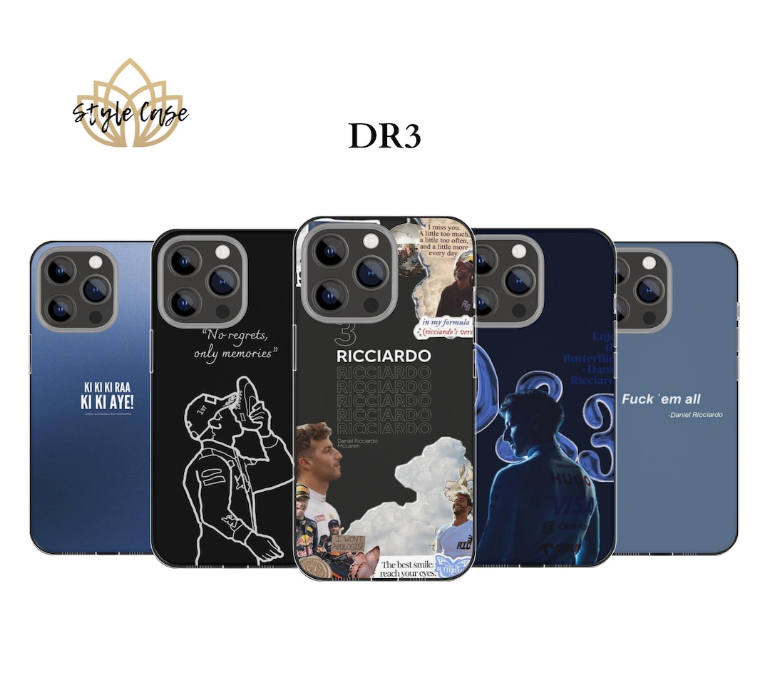 Daniel Ricciardo F1 Phone Case, DR3 - Shock Protection - Etsy