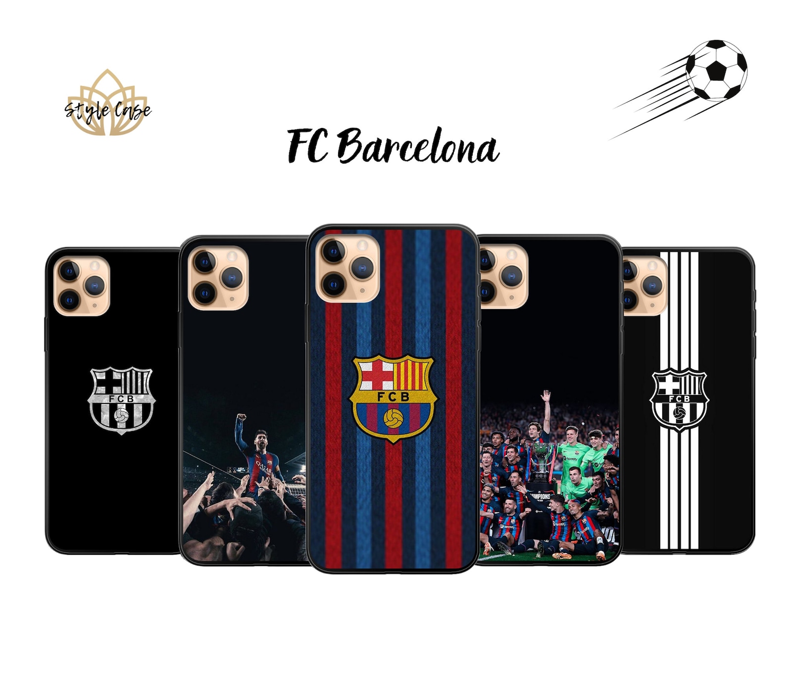 FC Barcelona Phone Case, Football Club, iPhone & Samsung - Etsy