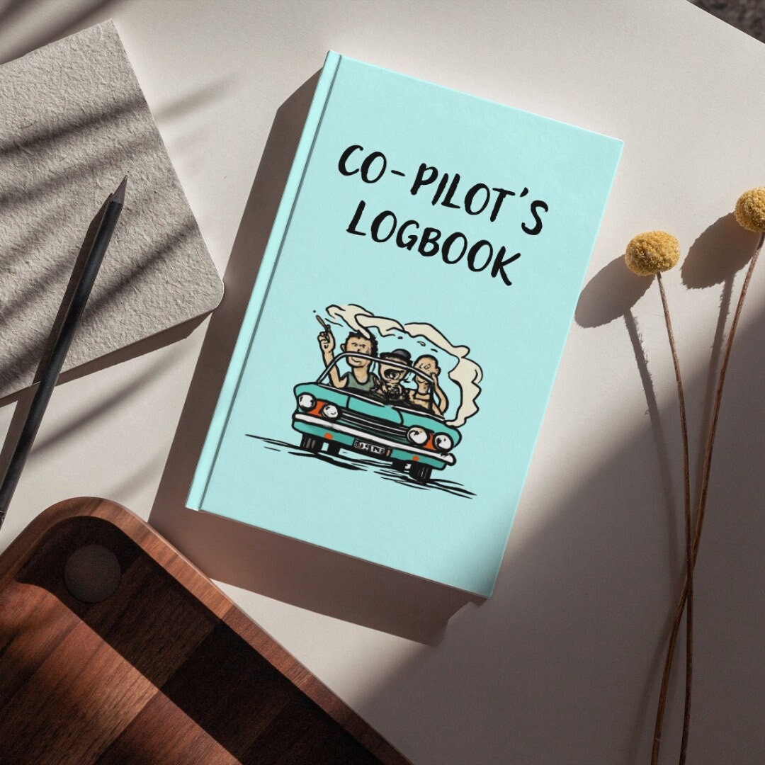 Co-pilot's Logbook, Passenger Book, Logbook for Driver, Gift for Driver ...