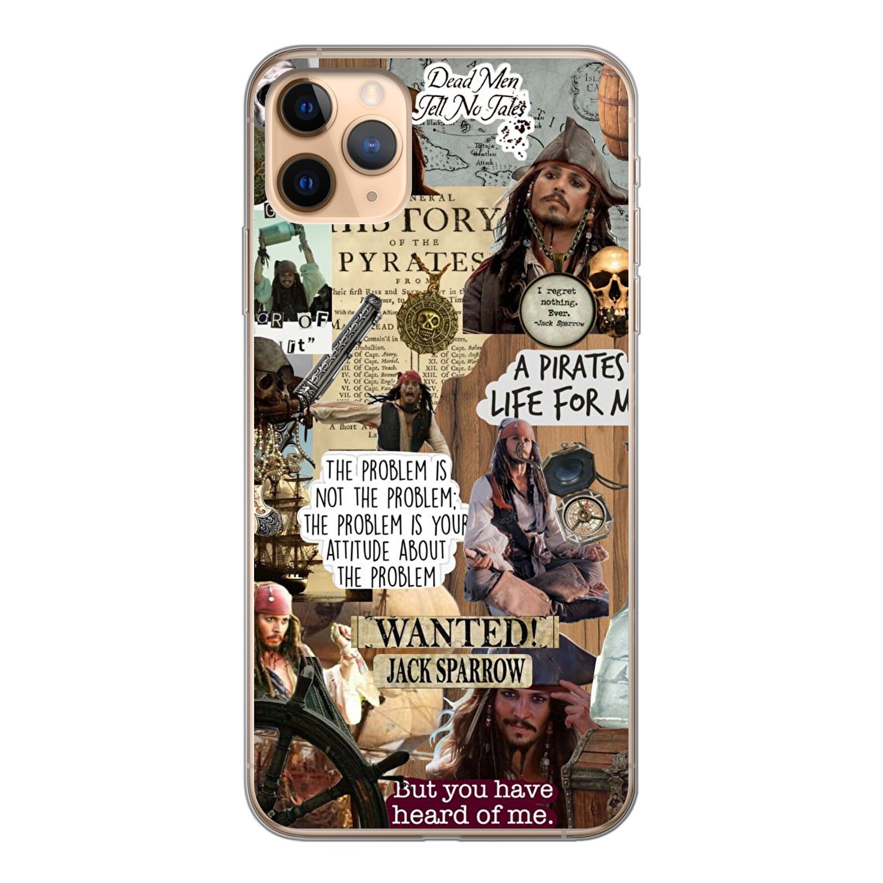 Disney Pirates of the Caribbean iPhone Phone Case, Jack Sparrow Johnny ...