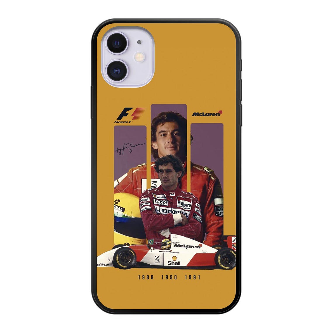 Ayrton Senna Schumacher F1 Phone Case: Racing Legends - Etsy