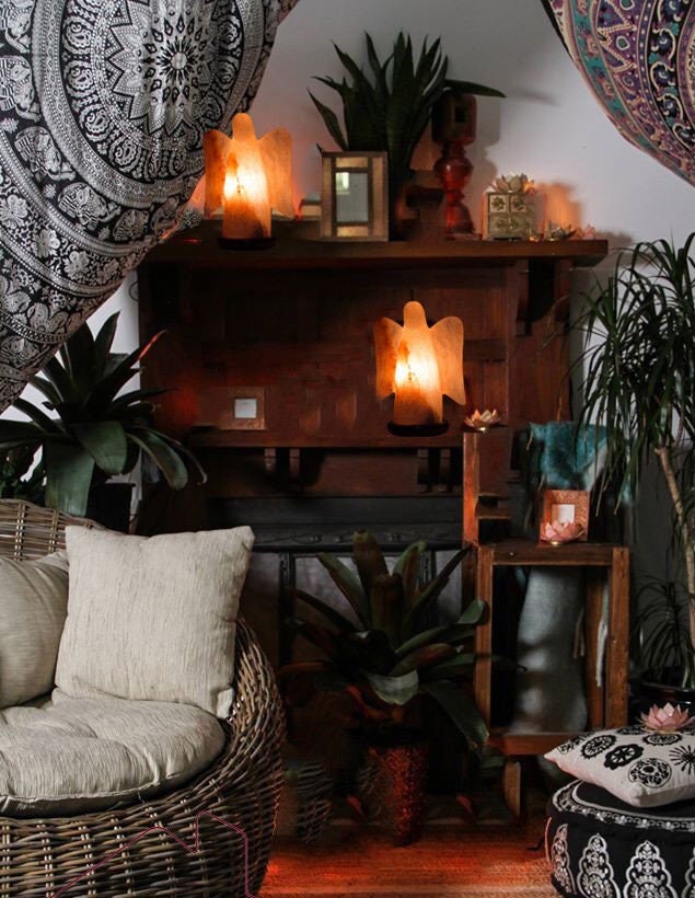 Himalayan Salt Rock Crystal Lamp Pink Light Healthy 100% Authentic ...