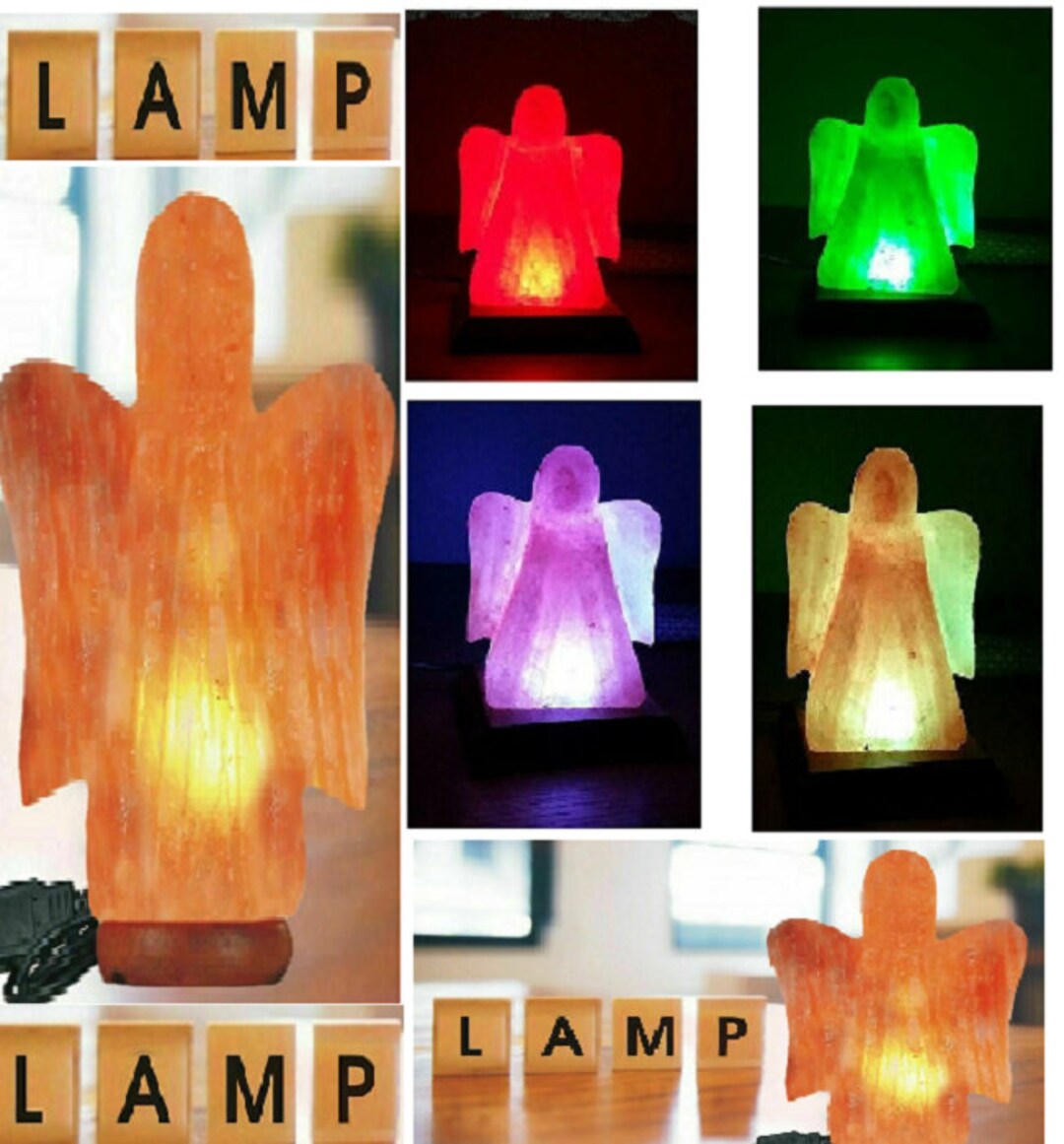 Himalayan Salt Rock Crystal Lamp Pink Light Healthy 100% Authentic ...