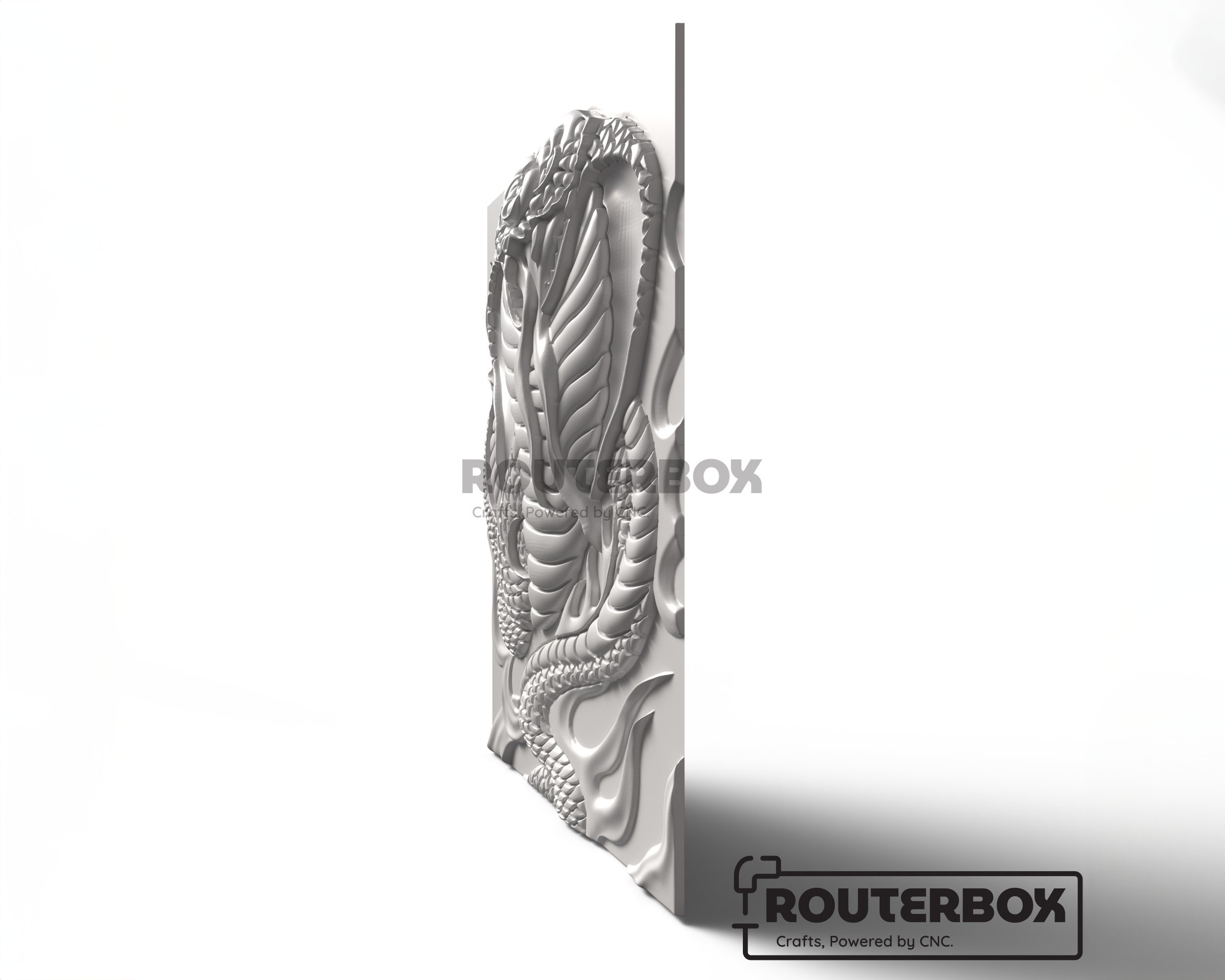 Cobra Snake Relief 3D STL Model for CNC Router and Woodworking, Ideal ...