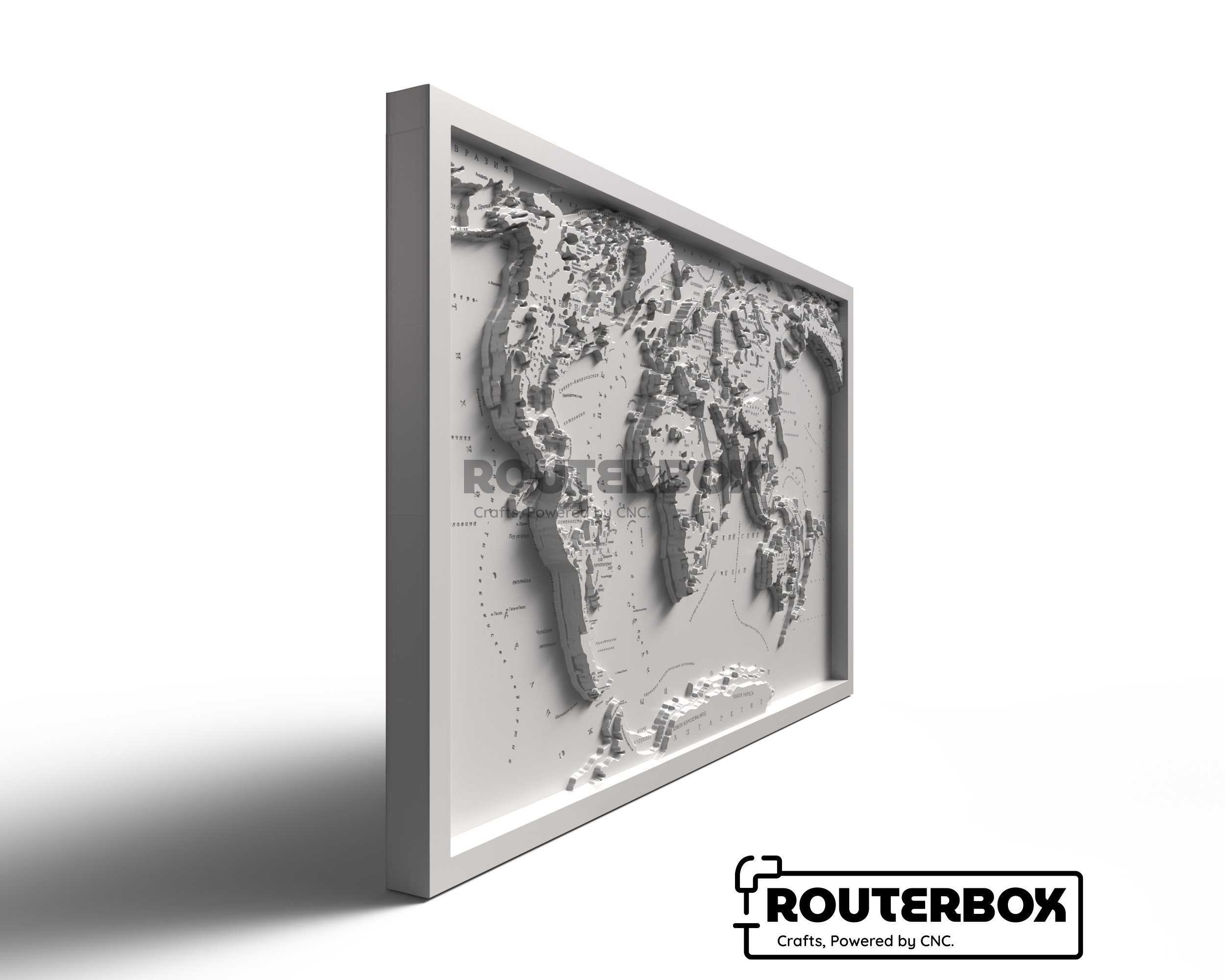 Wooden World Map CNC Router 3D STL Model (digital Download) - Etsy UK