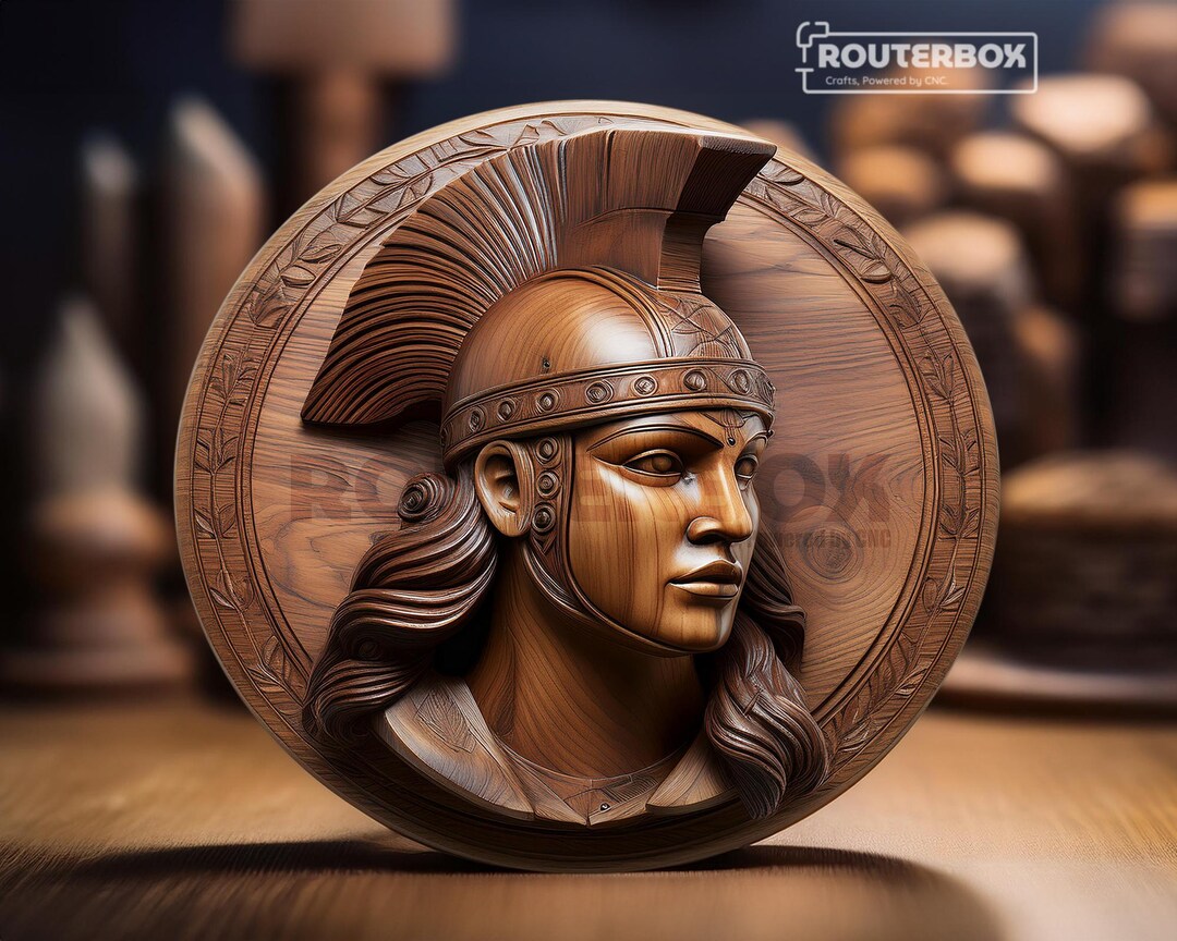 Women Spartan Figurine: Inspired From 300 Spartans, 3D Print Ready STL ...