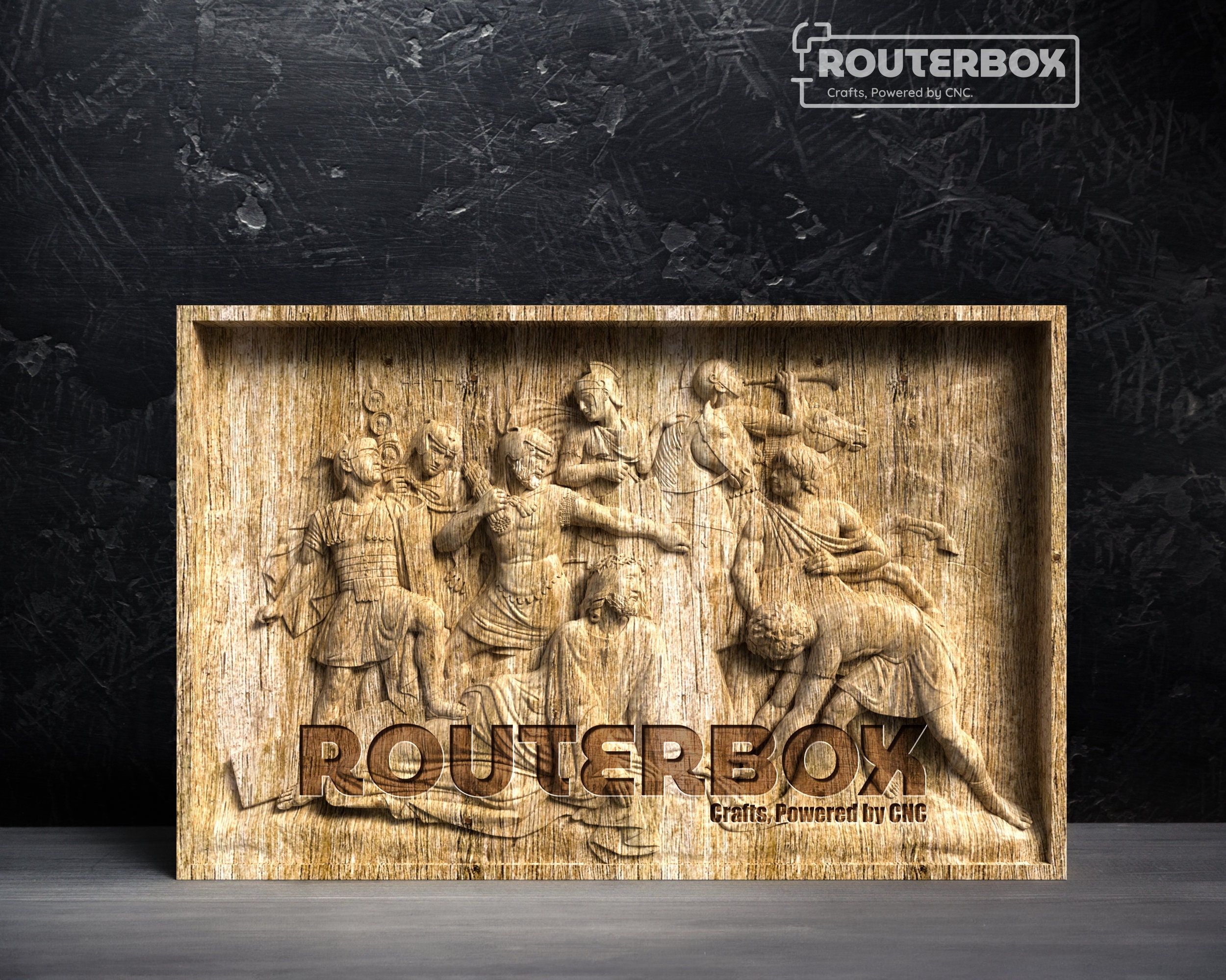 Create a 3D STL Model of Jesus Christ's Resilience for CNC Router ...