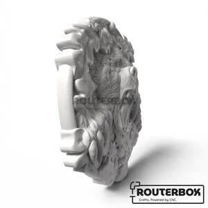 Grizzly Bear Relief 3D STL Model for CNC Router and Woodworking ...