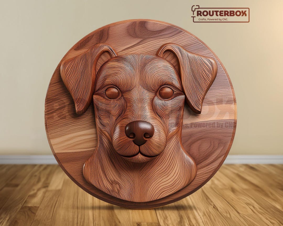 Jack Russell Dog 3D Print Ready STL for Resin Print, Perfect for Wood ...