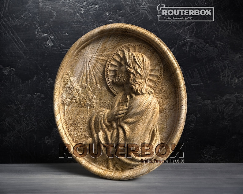 Jesus Christ 3D STL Model: CNC Router Engraving (digital Download) - Etsy