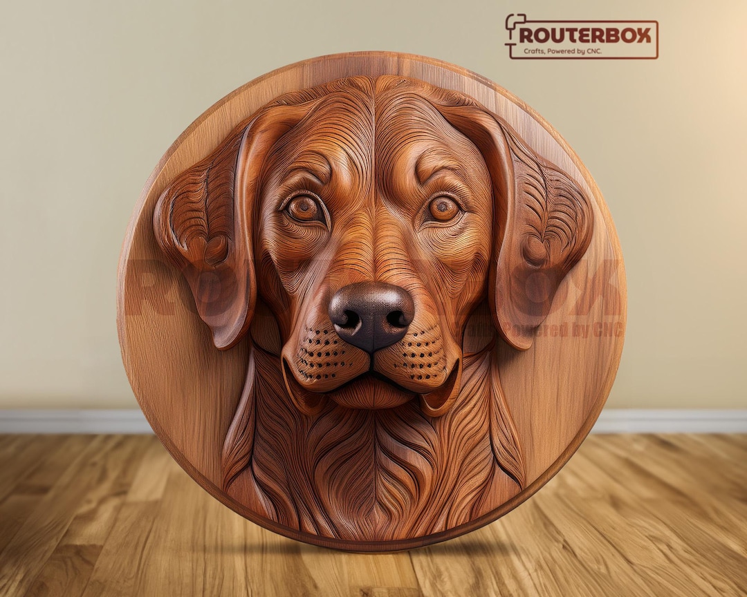 Rhodesian Ridgeback 3D Model STL for CNC, Wood Carving (digital ...