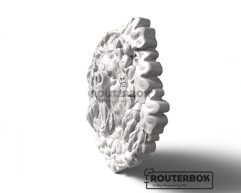 Grizzly Bear Relief 3D STL Model for CNC Router and Woodworking Perfect ...