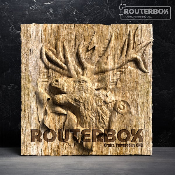 Cnc Stl Deer - Etsy