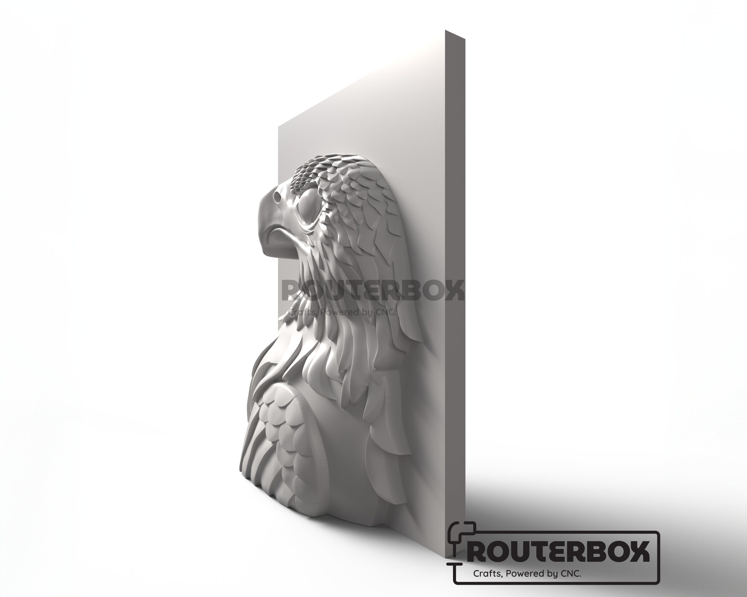 Eagle Relief STL Model for CNC Router and Woodworking Ideal for ...