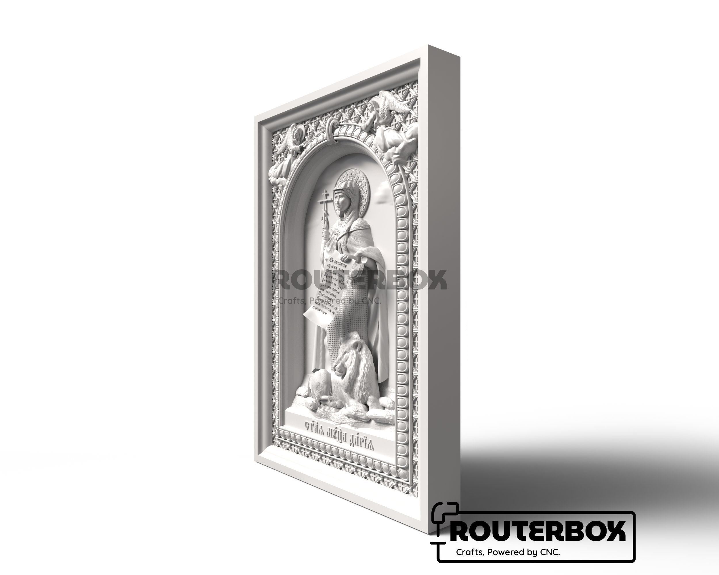 Christian Nun With Lion: Symbol of Courage in Exquisite Religious Art ...