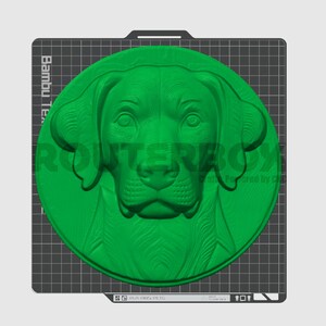 Rhodesian Ridgeback Dog 3D STL File for CNC Routers, Great for Wood ...
