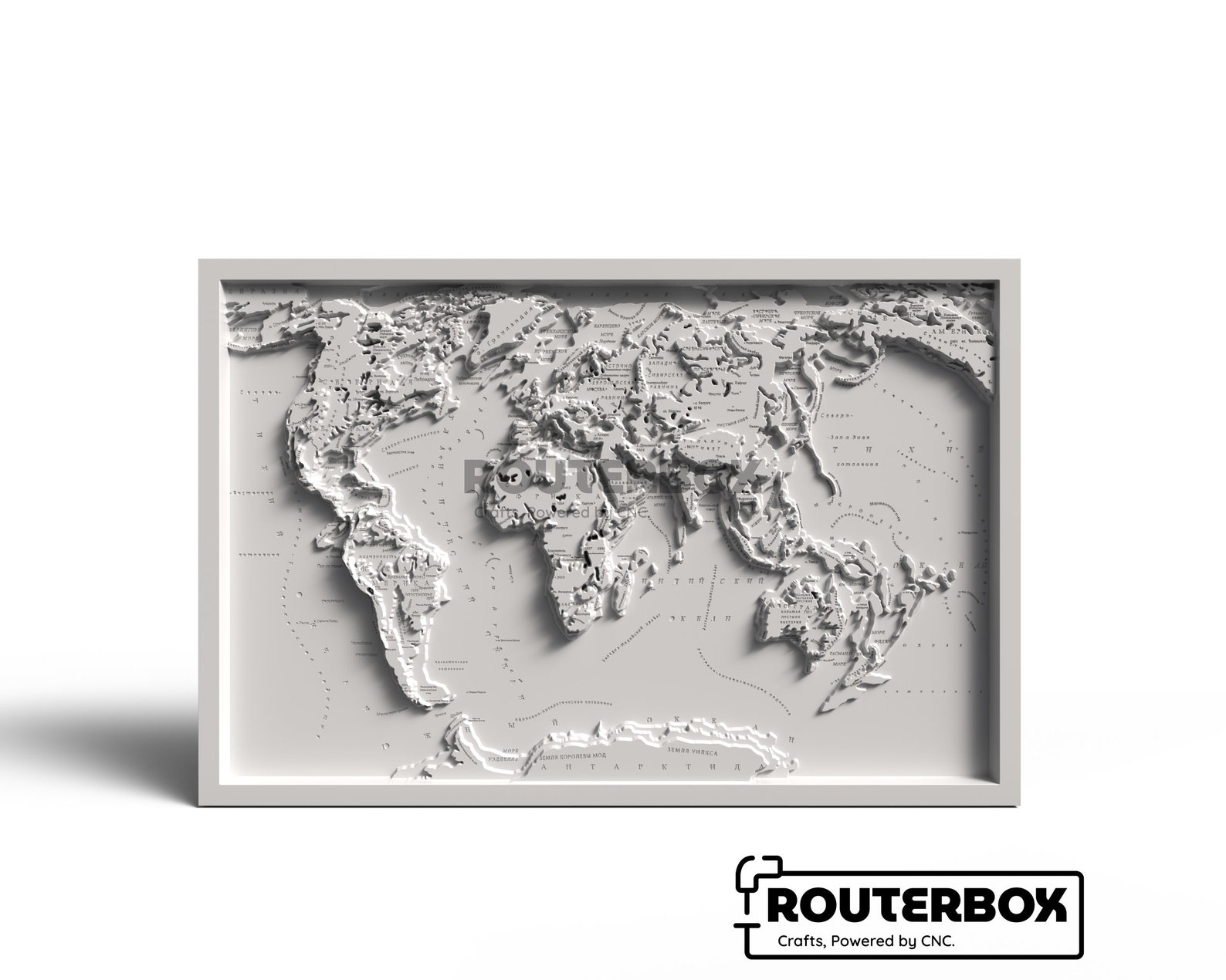 Wooden World Map CNC Router 3D STL Model (digital Download) - Etsy UK