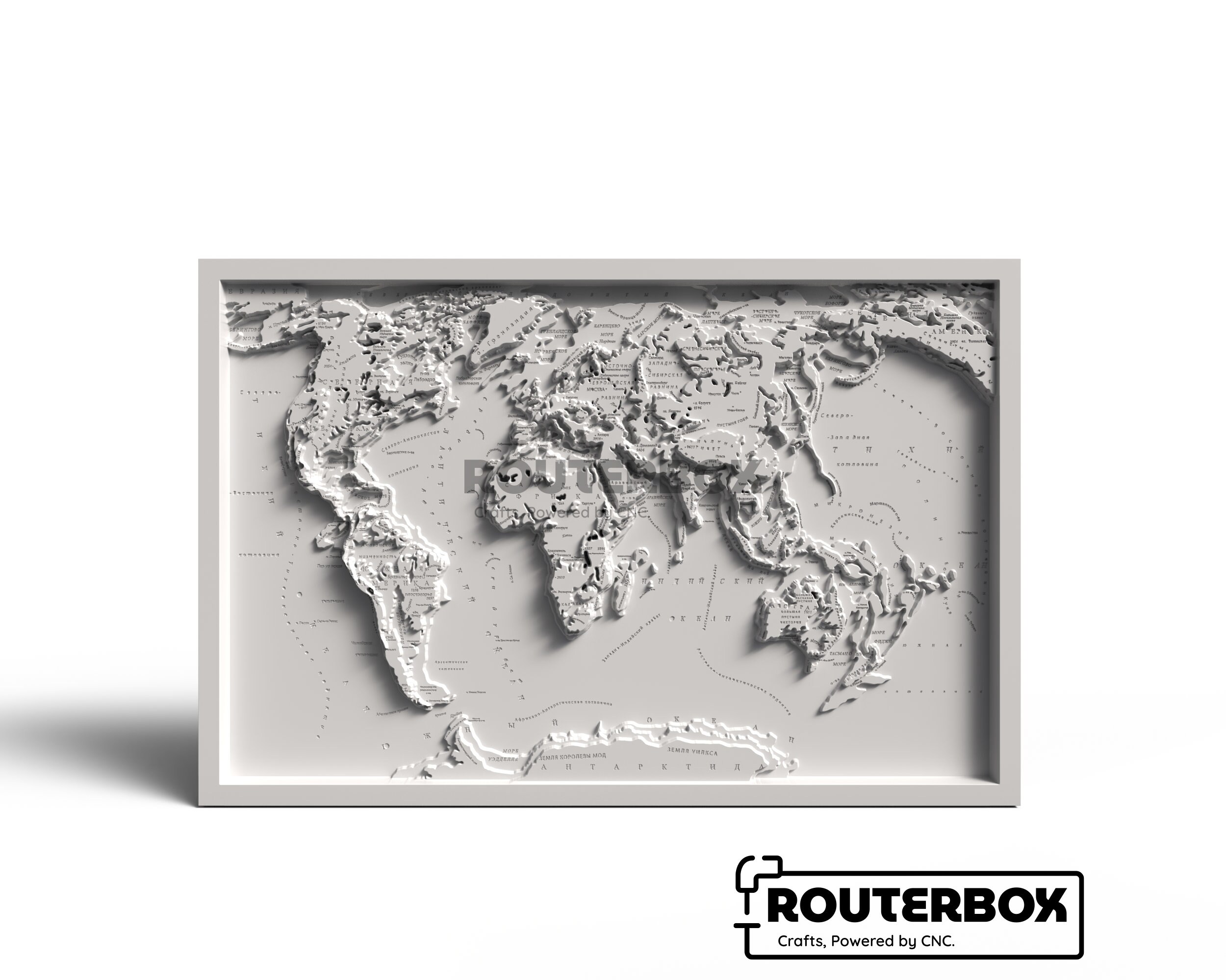 Wooden World Map Atlas: Navigating Decorative Horizons for CNC Router ...