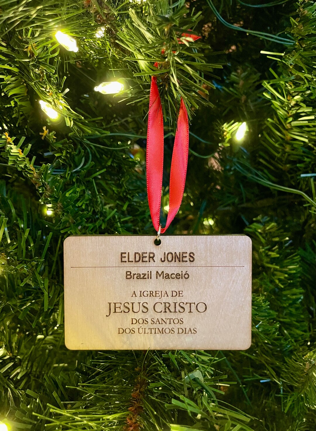 LDS Missionary Name Tag Custom Ornament | Magnet - Etsy