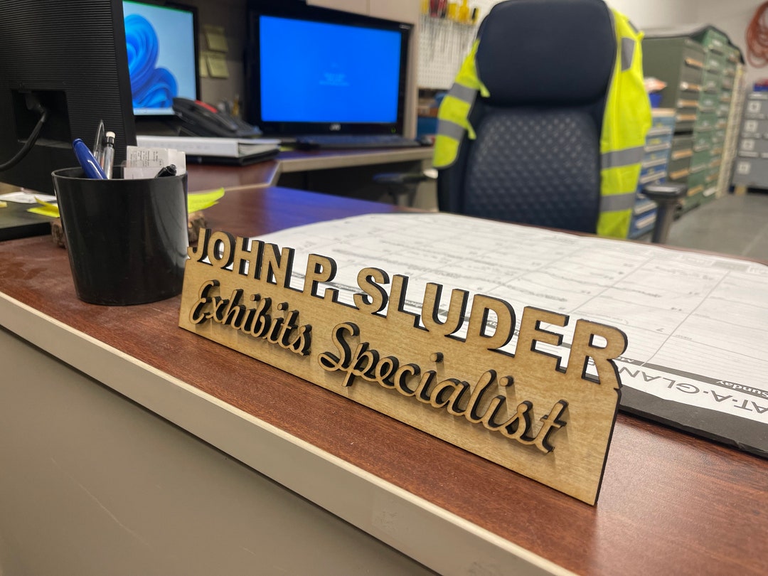Personalized Desk Placard - Etsy
