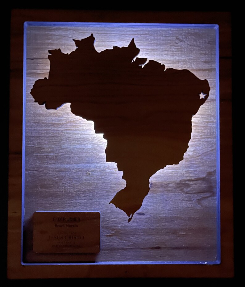 Backlit LDS Mission Call Placard Custom - Etsy