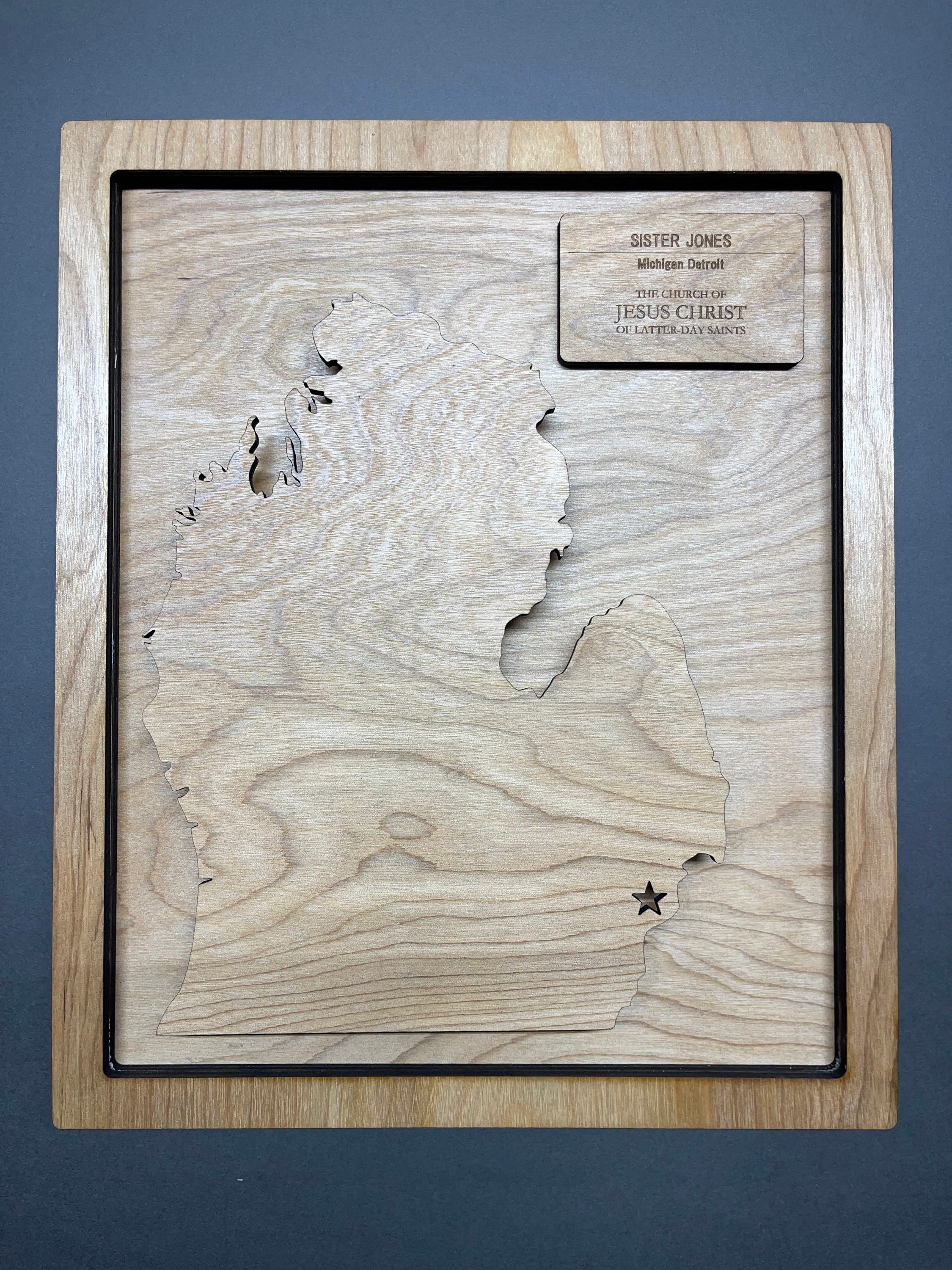 Backlit LDS Mission Call Placard Custom - Etsy