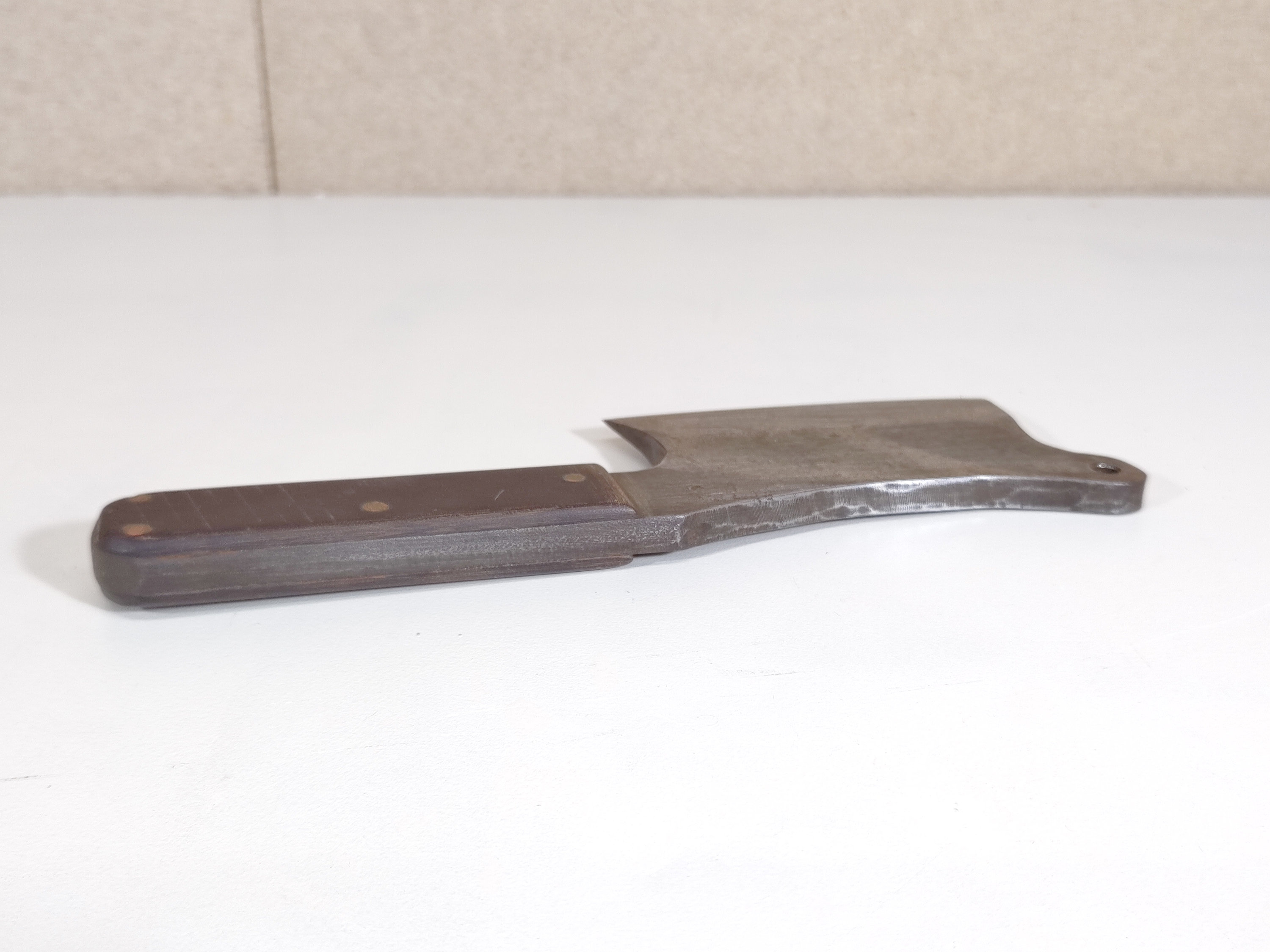 Vintage Meat Cleaver Chopper With Handle Textulitis Handle - Etsy