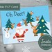 Oh Deer Christmas Card Funny Christmas Card Deer Christmas - Etsy
